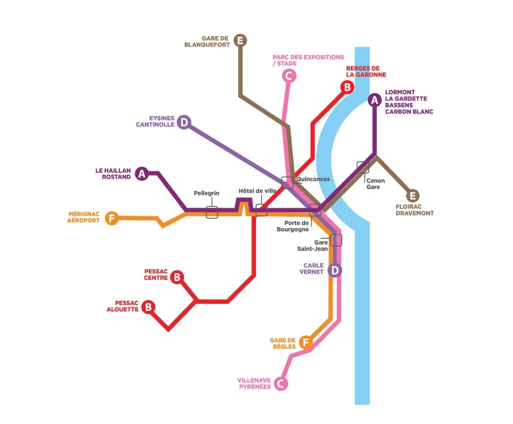 Le tram à la fin de l'année - TBM 2025